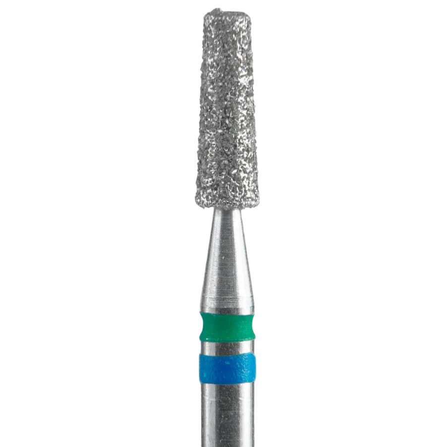 Diamond Nail Drill Bit DUO Cone Blue-Green EXPERT Head Diameter 2,5 Mm – Wonder Liz Beauty Supply